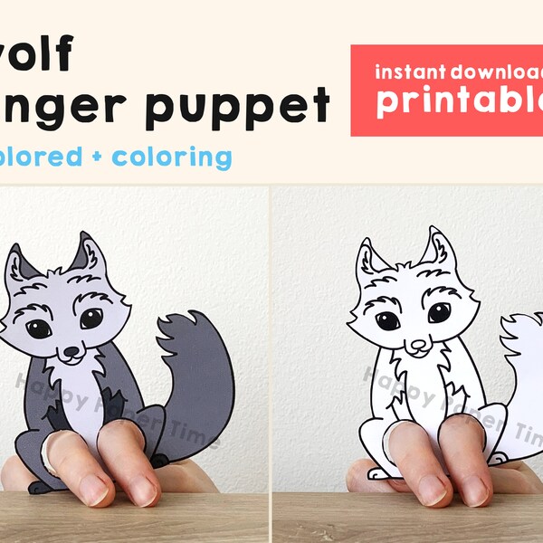 Wolf Puppet - Etsy