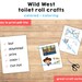Wild West Toilet Paper Roll Craft Activity Cowboy Party - Etsy