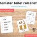 Hamster Toilet Paper Roll Craft Rodent Pets Animal Party Coloring ...