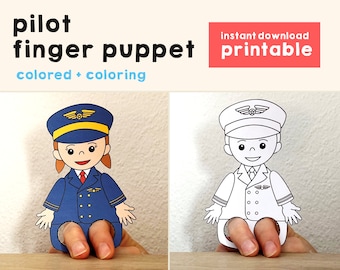 Pilot Paper Craft Community Helpers Puppet - Etsy Canada