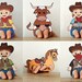 Wild West Paper Craft Printable Finger Puppet Template Kids Craft ...