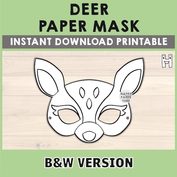 Deer Mask - Etsy