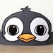 Penguin Paper Crown Party Coloring Paper Hat Printable Kids Craft Cute ...
