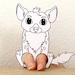 Hyena Paper Craft Printable African Animal Finger Puppet Kids Craft ...