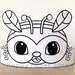 Bee Paper Crown Party Coloring Printable Kids Craft Insect Birthday ...