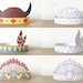 Native American Paper Crown Activity Printable Kids Craft Headband ...