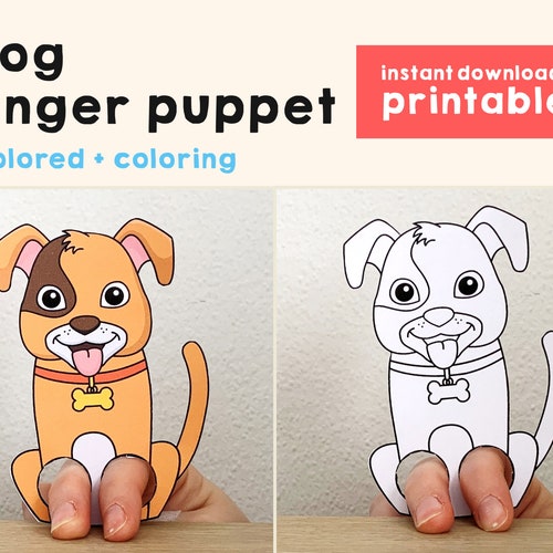 Cow Puppet Paper Craft Printable Finger Puppet Kids Craft - Etsy Canada