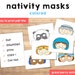 Nativity Printables Kids, Nativity Play Kids Masks, Nativity Masks Kids ...