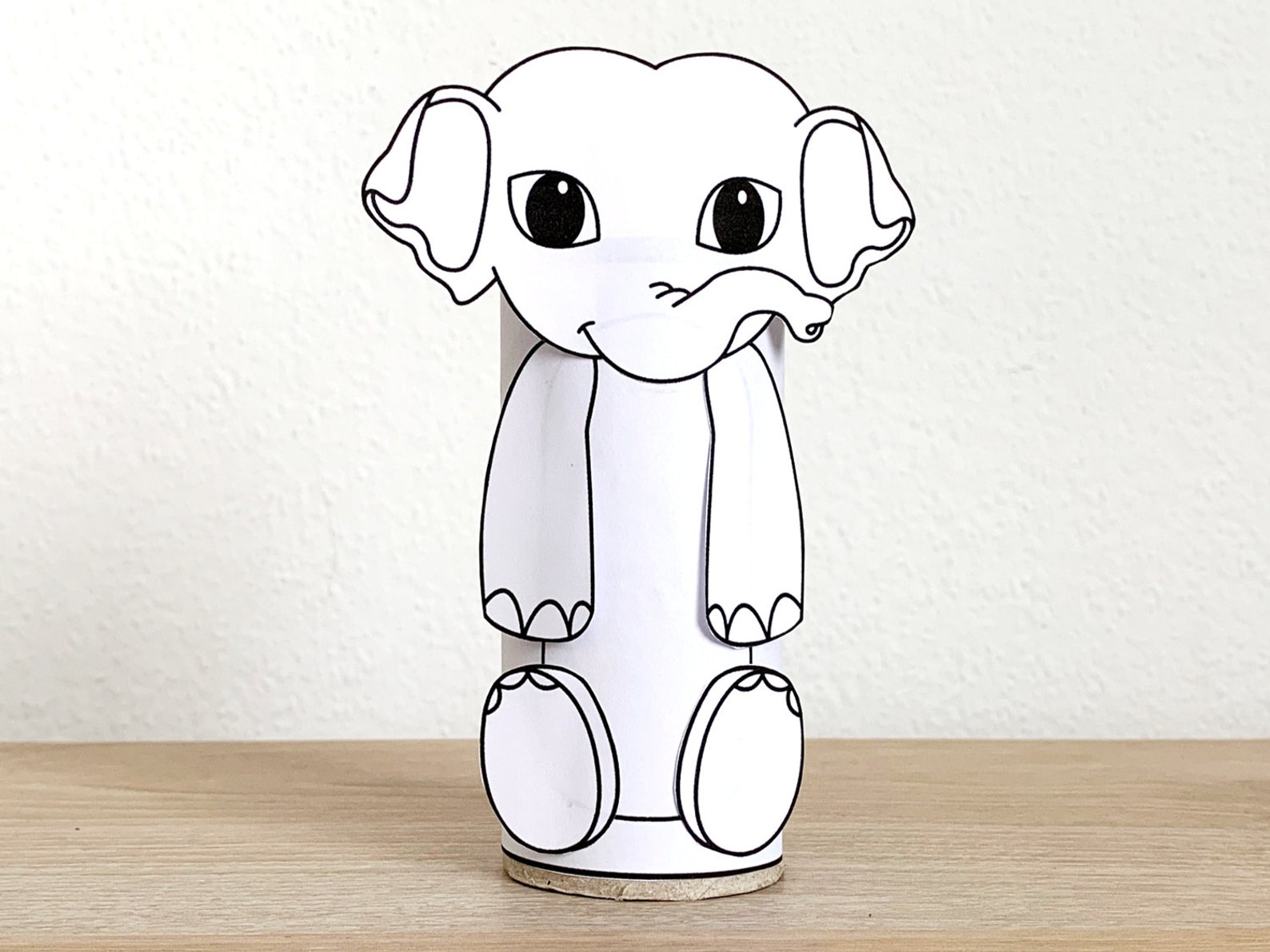 Asian Elephant Toilet Paper Roll Craft Asian Animal Jungle - Etsy