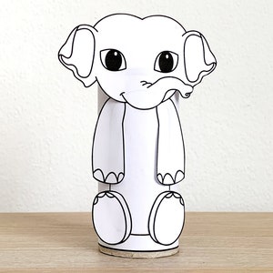 Asian Elephant Toilet Paper Roll Craft Asian Animal Jungle Party ...