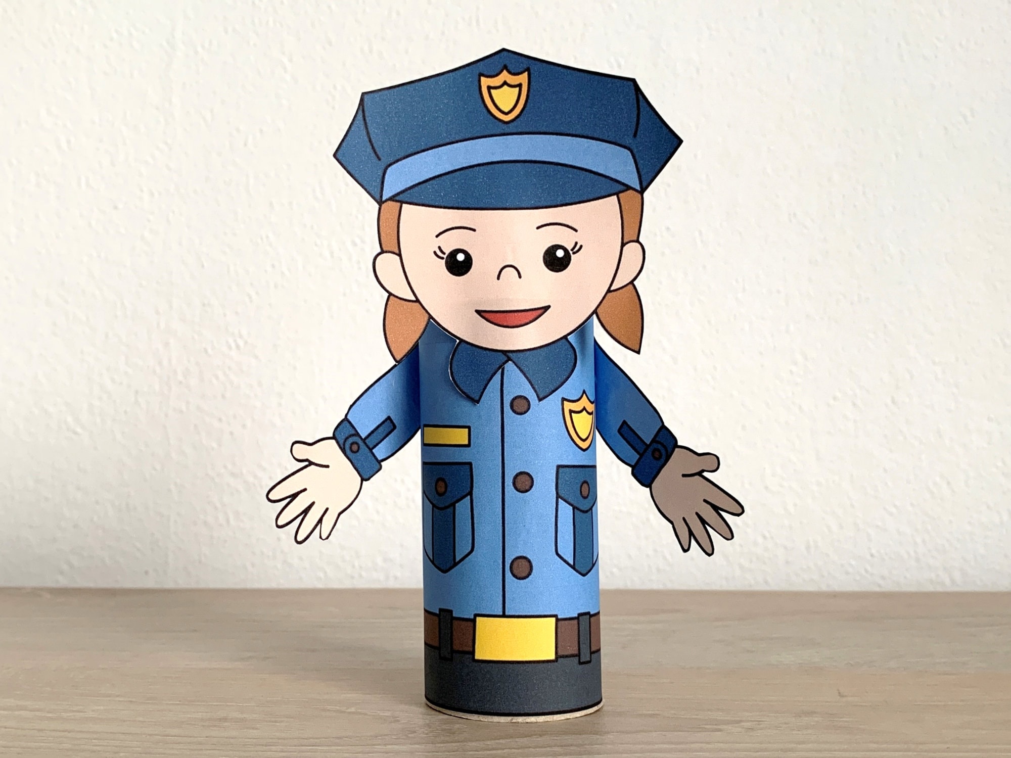 Police Officer Toilet Paper Roll Craft Policeman Party - Etsy Canada