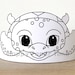 Sea Turtle Paper Crown Party Coloring Printable Party Hat Kids Craft ...