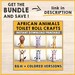 Hippo Toilet Paper Roll Craft African Animal Safari Party Coloring ...