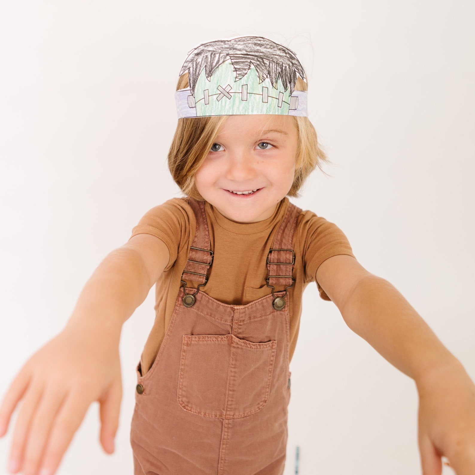 Halloween Paper Crowns Witch Zombie Bat Devil Frankenstein - Etsy