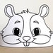 Hamster Paper Crown Headband Pet Animal Printable Kids Craft Rodent ...