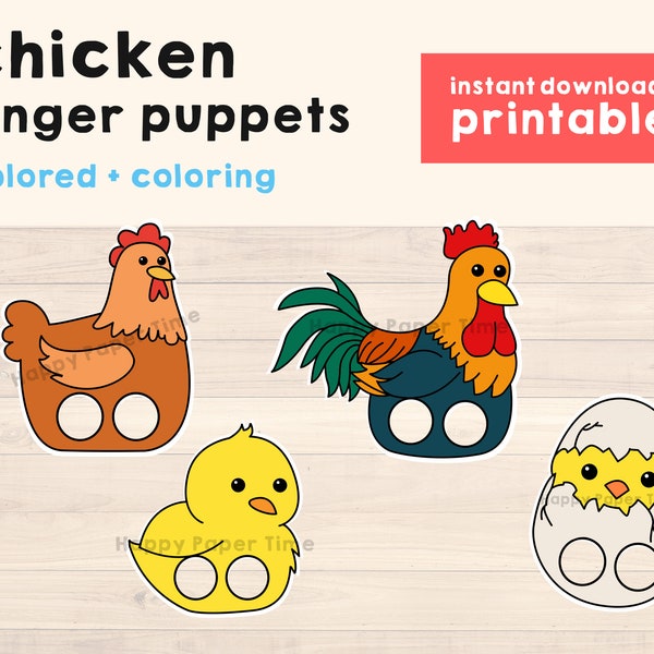 Chicken Puppet - Etsy