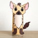 Hyena Toilet Paper Roll Craft African Animal Safari Party Coloring ...