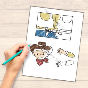 Wild West Toilet Paper Roll Craft Activity Cowboy Party Coloring ...