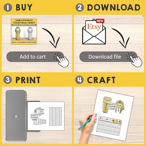 Sarcophagus Toilet Paper Roll Craft Ancient Egypt Party Coloring ...