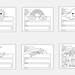 Astronomy Paper Crowns Coloring Sun Rainbow Moon Cloud Shooting Stars ...