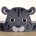 Black Jaguar Panther Paper Crown Jungle Cat Animal Template Activity ...