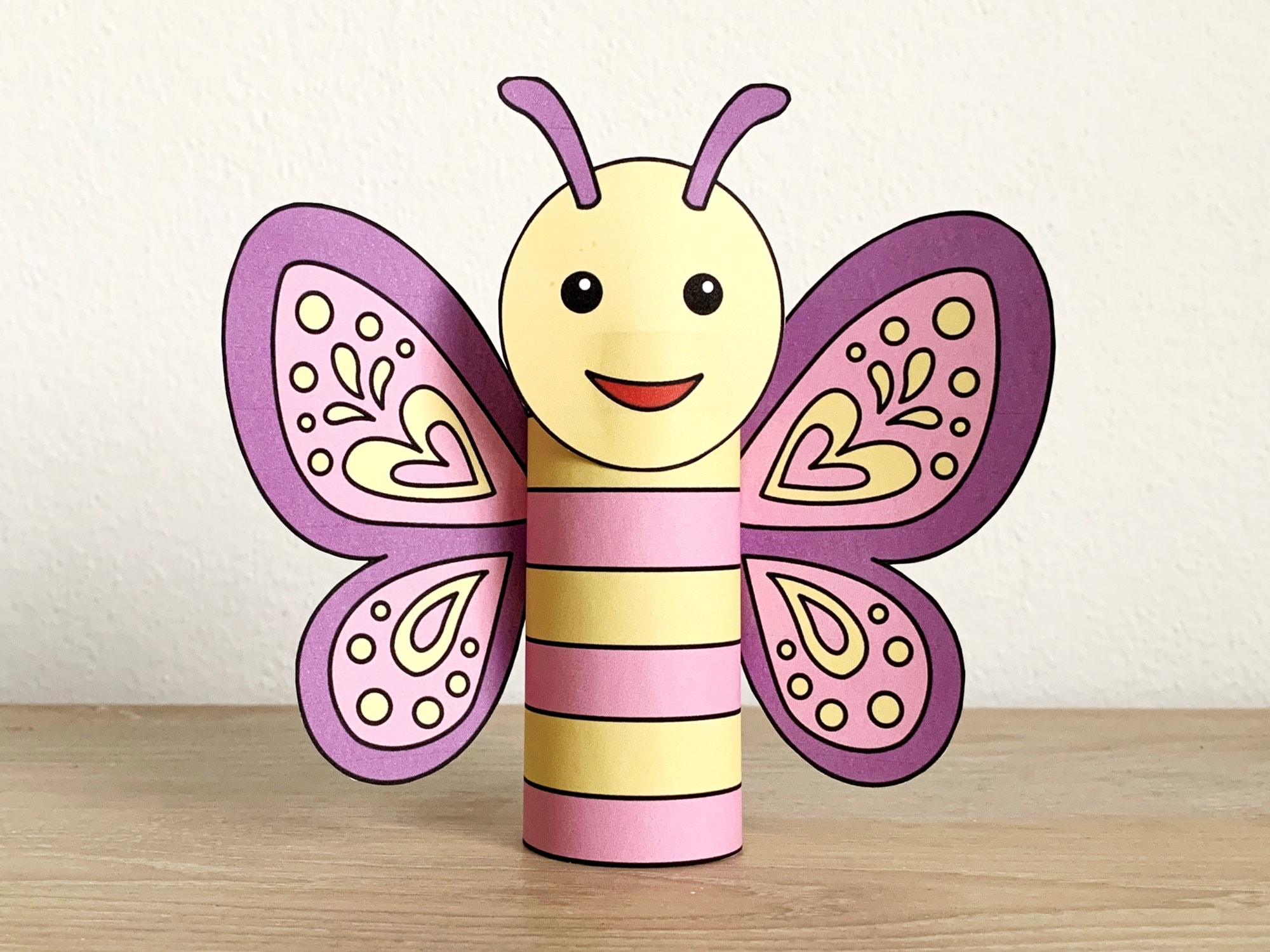 Butterfly Toilet Paper Roll Craft Bugs Insects Spring Party - Etsy