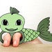 Fish Paper Craft Printable Ocean Animal Finger Puppet Kids - Etsy