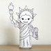 Statue of Liberty Toilet Paper Roll Craft America Symbol 4th of July ...