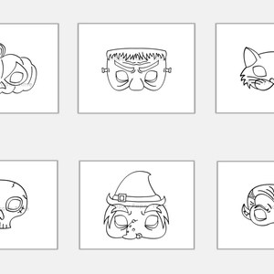 Halloween Mask Kids Diy Halloween Costume Pumpkin Mask Witch Mask ...