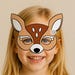 Deer Costume Printable Kids Deer Paper Mask Printable Diy Fawn Mask ...