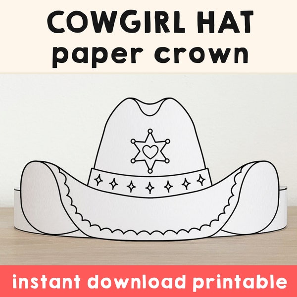 Cowgirl Birthday Hat - Etsy