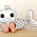 Goldfish Paper Craft Printable Pet Animal Finger Puppet Activity Kids ...