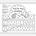 Lovebug Valentine Paper Crown Party Activity Printable Kids Easy Craft ...