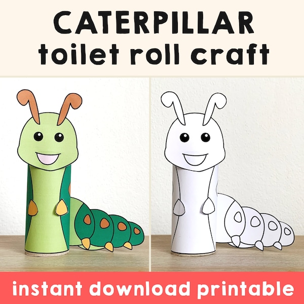 Caterpillar Craft - Etsy