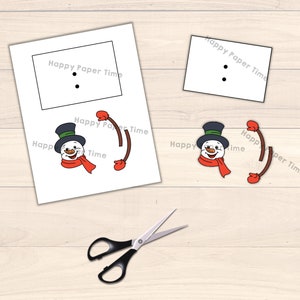 Snowman Toilet Paper Roll Craft Christmas Party Coloring Printable ...
