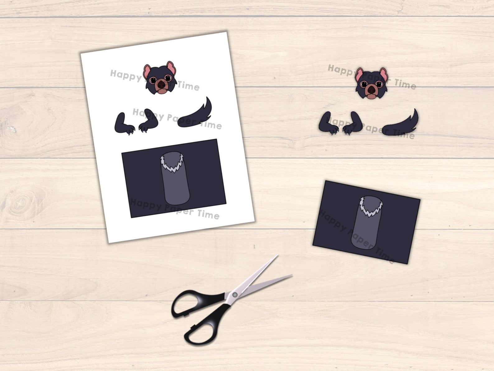 Tasmanian Devil Toilet Paper Roll Craft Australian Animal - Etsy