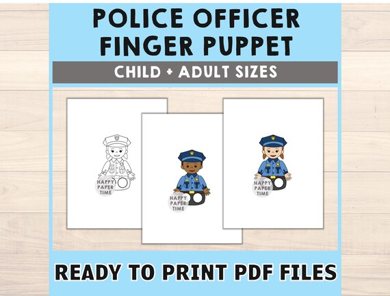 Preschool Community Helper Police Officer