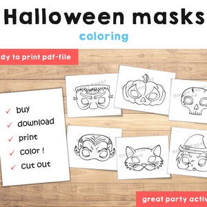 Halloween Mask Kids Diy Halloween Costume Pumpkin Mask Witch Mask ...