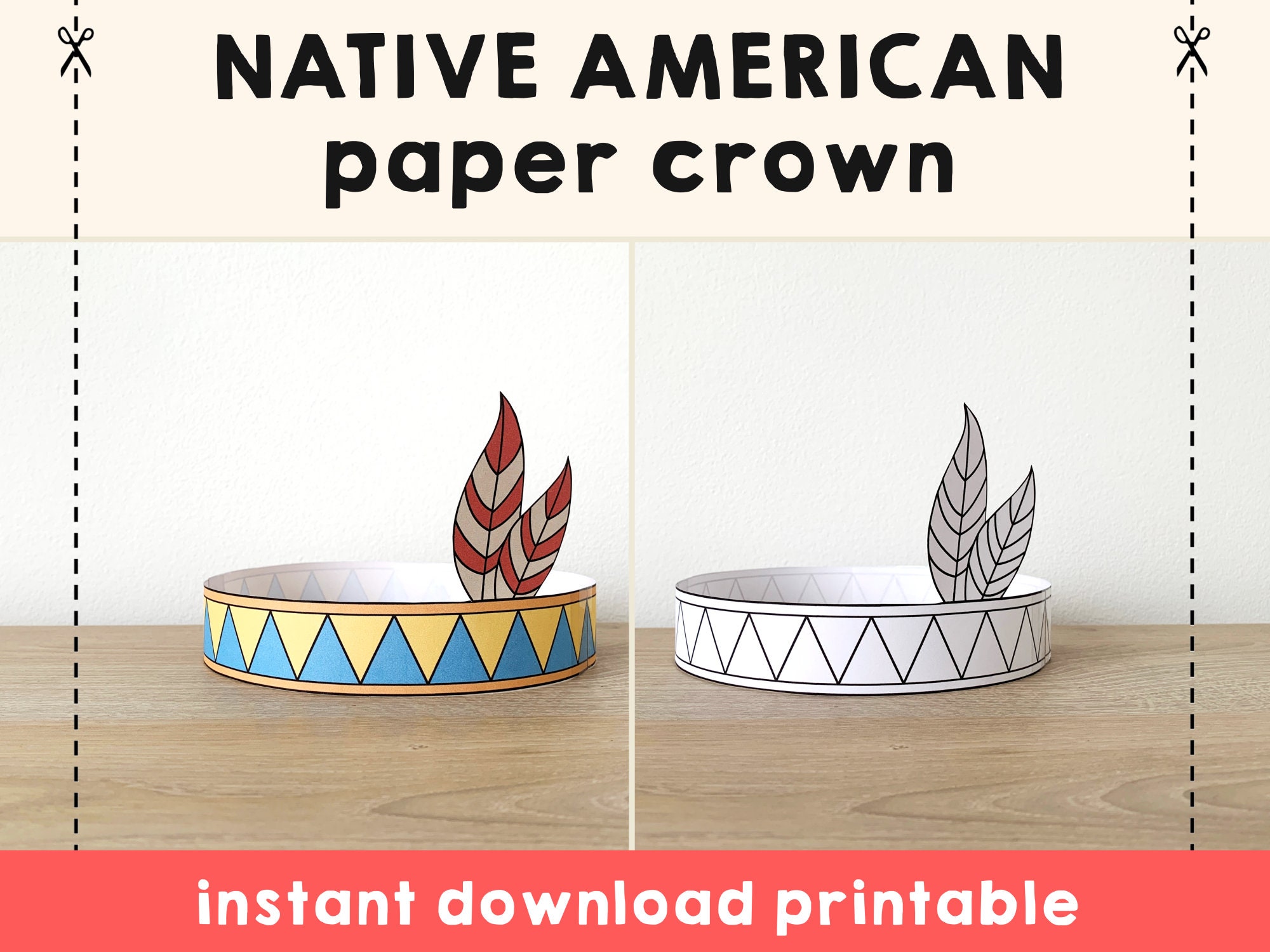 Indian Headband Template