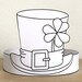 Leprechaun Hat Paper Crown Headband St Patrick's Day Party - Etsy