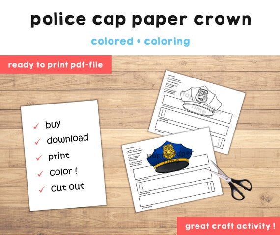 Police Hat Craft