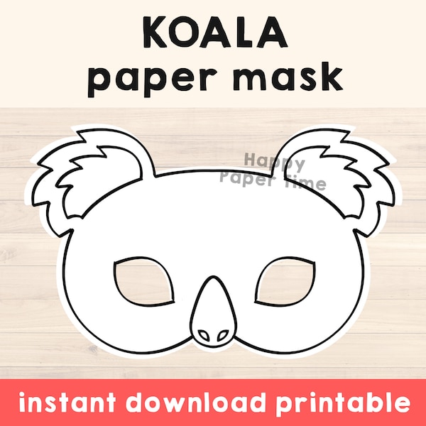 Koala Mask - Etsy