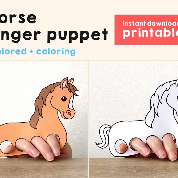 Paper Finger Puppets - Etsy
