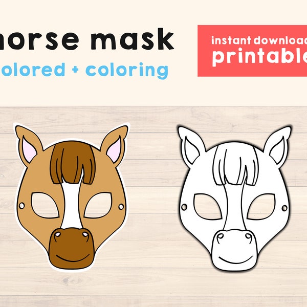 Horse Mask - Etsy