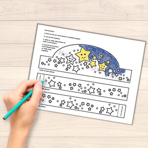 Stars Paper Crowns Astronomy Summer Spring Printable Kids Craft ...