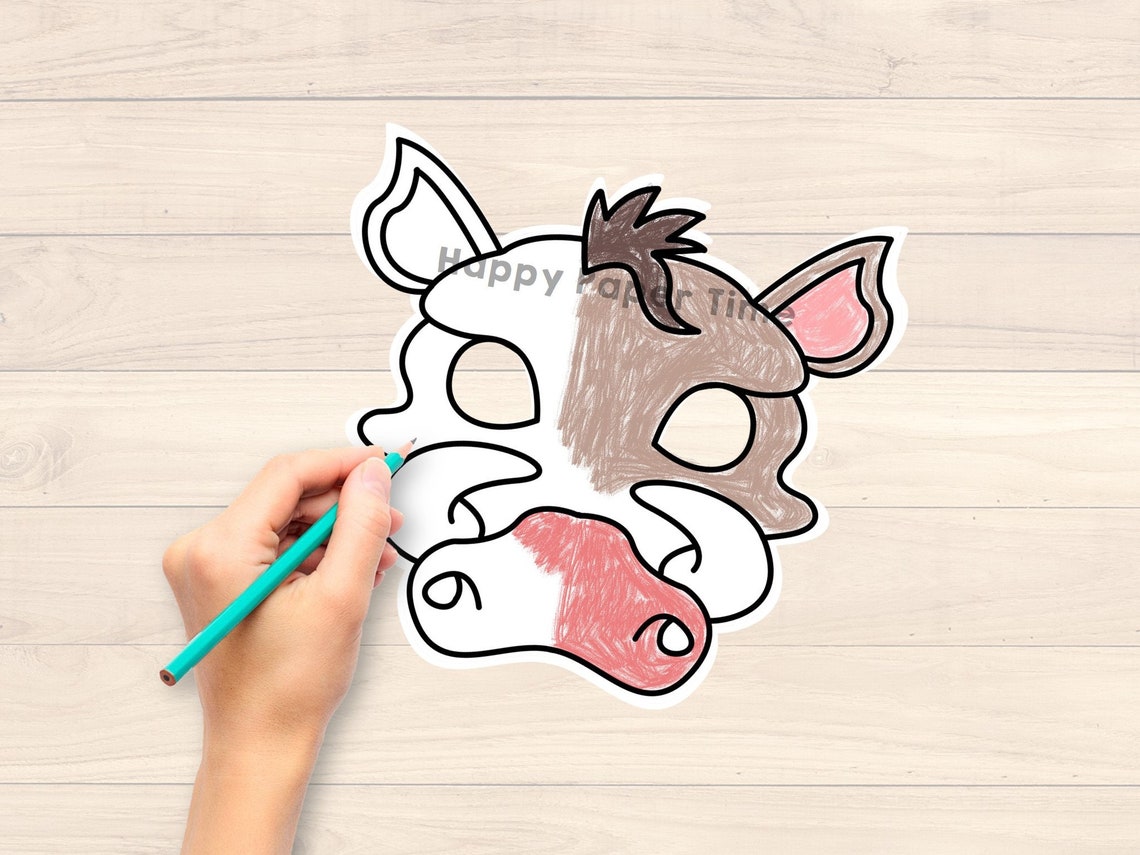 Warthog Mask Costume Animal Mask Printable Party Favor African Jungle ...
