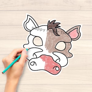 Warthog Mask Costume Animal Mask Printable Party Favor African Jungle ...