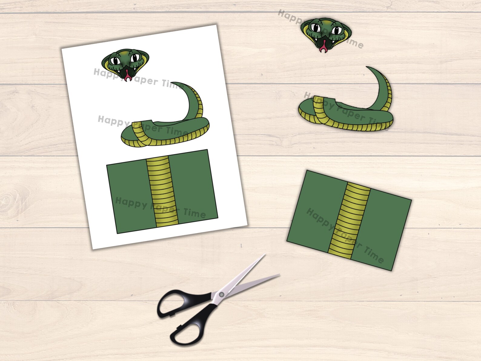 Cobra Snake Toilet Paper Roll Craft Asian Reptile Jungle Party - Etsy