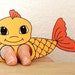 Goldfish Paper Craft Printable Pet Animal Finger Puppet Activity Kids ...