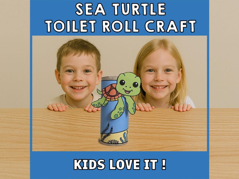 Sea Turtle Toilet Paper Roll Craft Ocean Animal Beach Sea Party ...